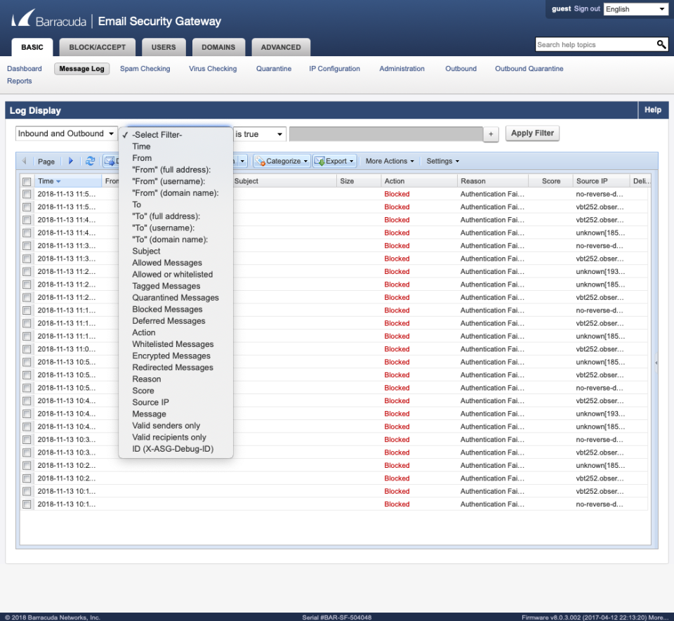 Barracuda Email Security Gateway обзор программы, отзывы, функционал ...